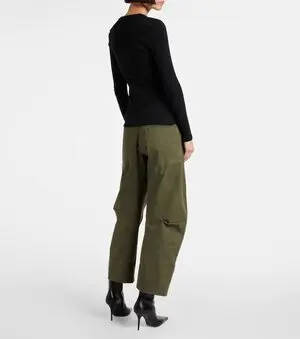 NILI LOTAN Emelie Cotton Jersey T-shirt