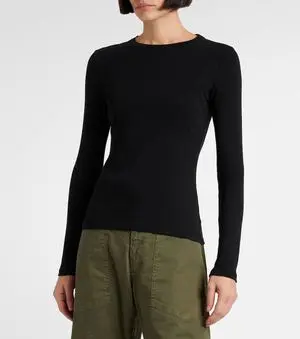 NILI LOTAN Emelie Cotton Jersey T-shirt
