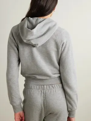 Eterne Embroidered Cotton-blend Hoodie