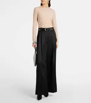 Rabanne Crystal-embellished Top