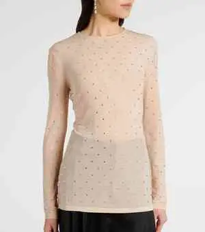 Rabanne Crystal-embellished Top