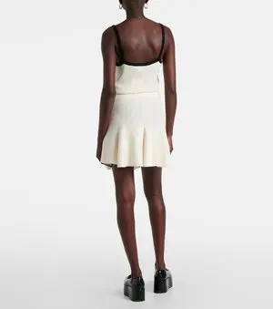 GANNI Wool And Cashmere Miniskirt