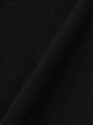 Eterne Ribbed Jersey Long-sleeve T-shirt - Black