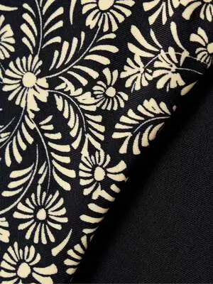 Matteau The String Floral-print Bikini Briefs - Black
