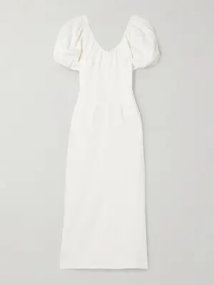 Faithfull The Brand Vence Linen Midi Dress
