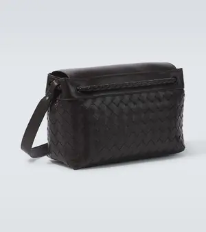 Bottega Veneta Andiamo Knot Small Leather Messenger Bag