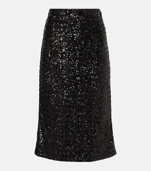Dolce & Gabbana Sequined Midi Skirt