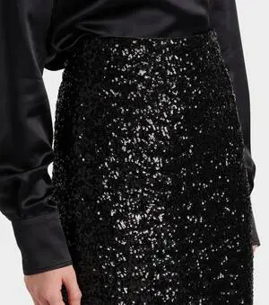 Dolce & Gabbana Sequined Midi Skirt