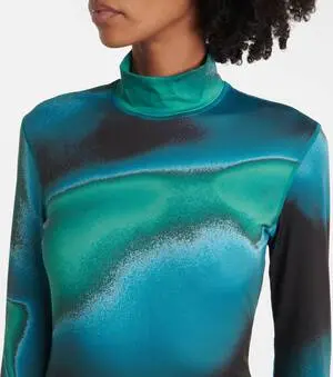 Aztech Mountain Printed Ski Top - Green