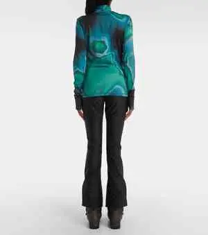 Aztech Mountain Printed Ski Top - Green