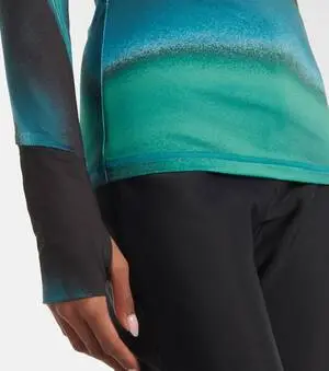 Aztech Mountain Printed Ski Top - Green