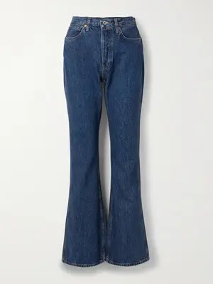 RE/DONE The Riding High-rise Flared Jeans