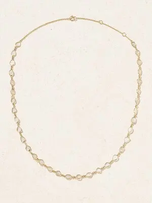 Jia Jia Necklace With Diamonds - Gold