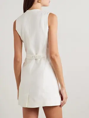 Faithfull The Brand Jane Linen Mini Dress