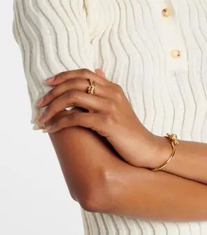 Bottega Veneta Knot Sterling Silver Ring