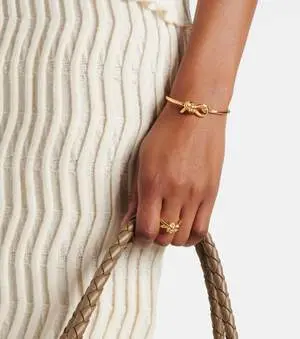 Bottega Veneta Knot Sterling Silver Ring