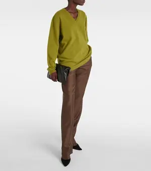 THE ROW Norbert Straight Pants - Brown
