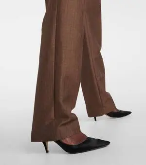 THE ROW Norbert Straight Pants - Brown