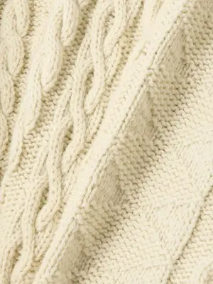 Bottega Veneta Oversized Cable-knit Wool Sweater