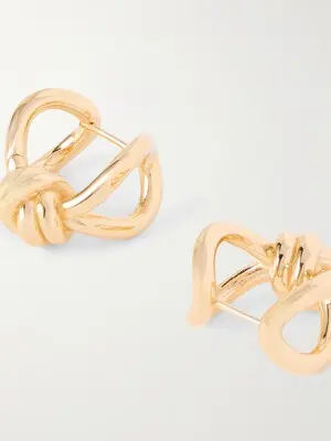 Bottega Veneta Knot -plated Earrings
