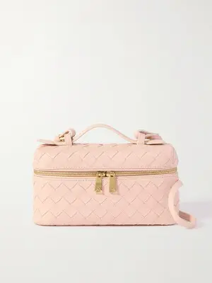 Bottega Veneta Intrecciato Leather Tote - Pink