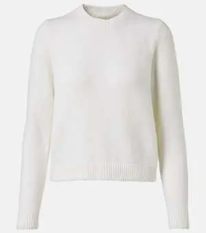 Khaite Leta Cashmere Sweater - White