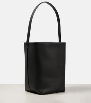THE ROW N/s Park Medium Leather Tote Bag