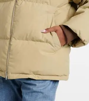 Bottega Veneta Intrecciato Leather-trimmed Down Jacket