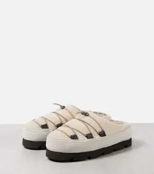 Brunello Cucinelli Shearling-lined Slippers