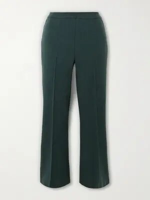HIGH SPORT Cropped Cotton-blend Slim-leg Trousers
