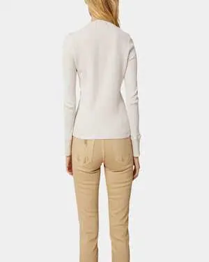 AMO Ribbed Thermal Henley Tee