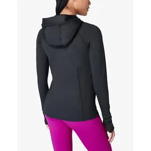 Sweaty Betty Pro Run Zip-up Stretch-woven Top