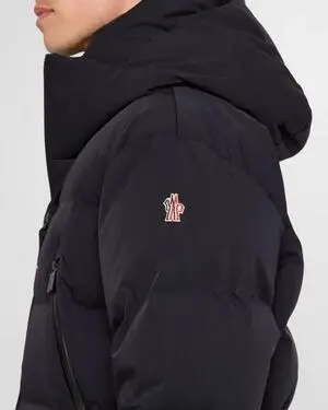 Moncler Fellberg Hooded Down Ski Jacket - Navy