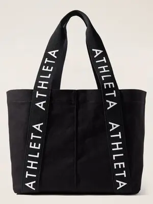 Athleta Logo Tote Bag - Black