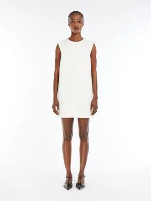 Max Mara Wool Canvas Sleeveless Dress