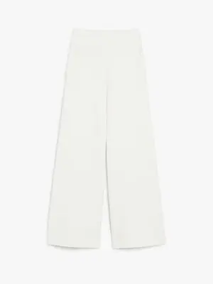 Max Mara Flared Technical Jersey Trousers