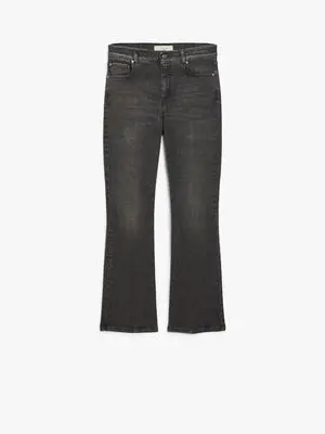 Max Mara Stretch Denim Cropped Flare Jeans