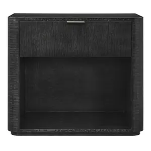 THEODORE ALEXANDER Kesden Nightstand - Silent Black