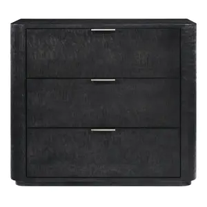 THEODORE ALEXANDER Kesden Nightstand - Silent Black