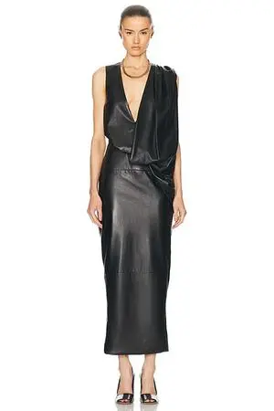 Khaite V Neck Cocktail Dresses