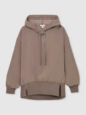 REISS Kiara Woven Hooded Top