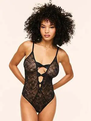 Victoria's Secret Adore Me Nelle Bodysuit - Black