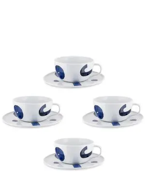 ALESSI X Naoto Fukasawa Itsumo Teacups And Saucer - White