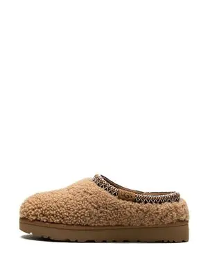 UGG Tasman Maxi Curly Slippers - Brown