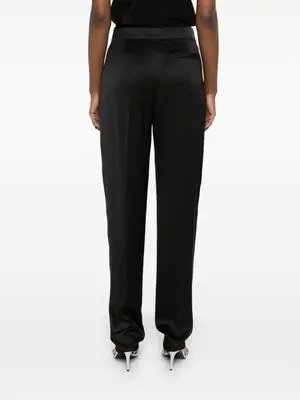 Giorgio Armani Silk Trousers - Black