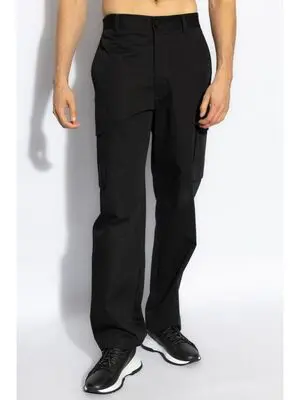 Givenchy Cotton Cargo Trousers - Black