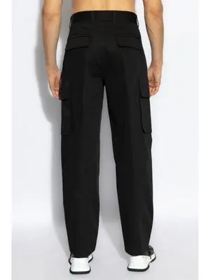 Givenchy Cotton Cargo Trousers - Black