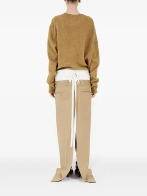 MAISON MARGIELA High-rise Maxi Skirt - Neutrals