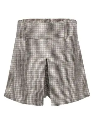 Brunello Cucinelli Check-pattern Thigh-length Shorts