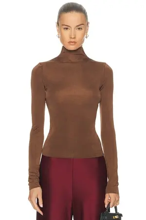 L'academie Syndi Knit Top - Brown